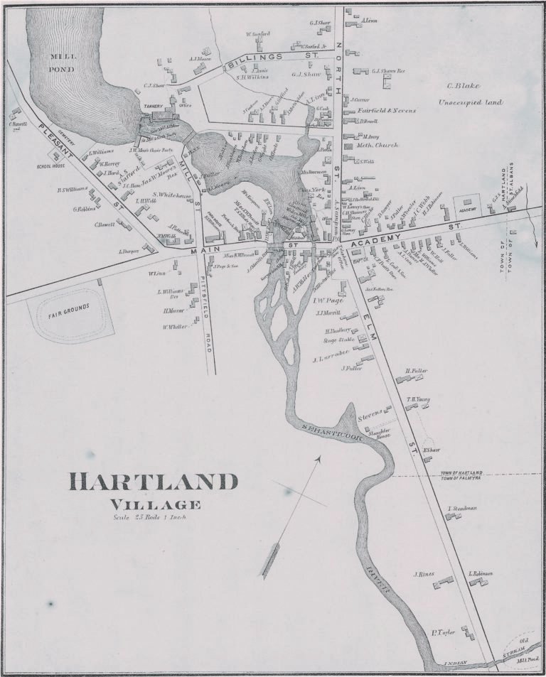 Maps of Hartland, Maine